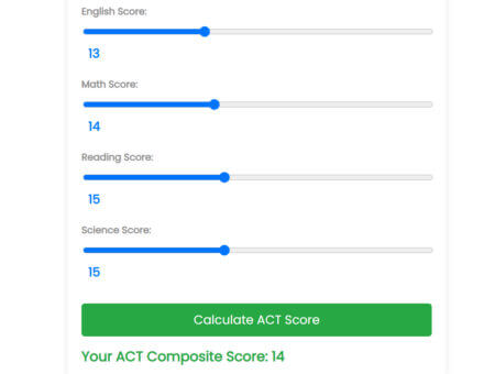 ACT Score Calculator