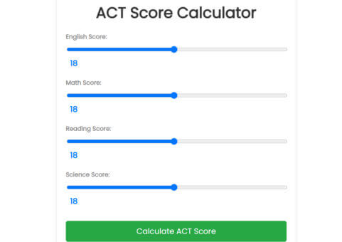 ACT Score Calculator